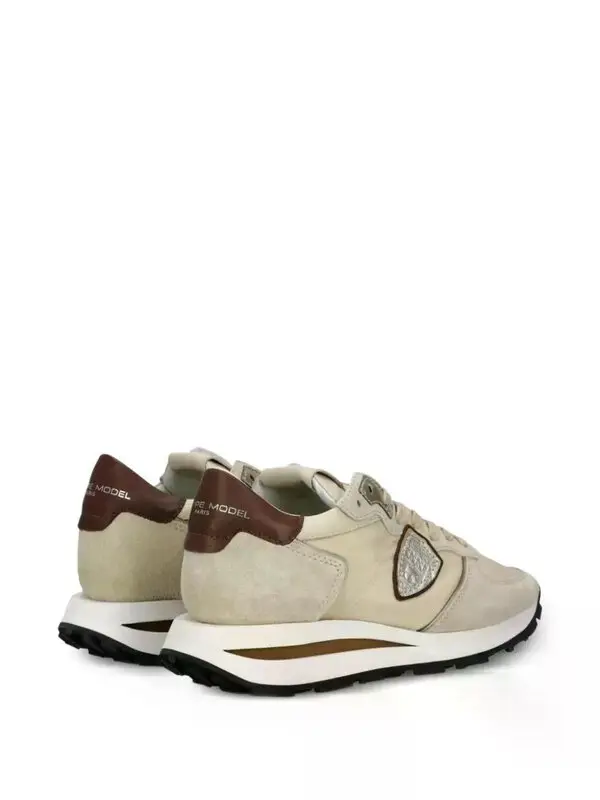 Philippe Model Tropez Haute Sneakers With Suede Panelling