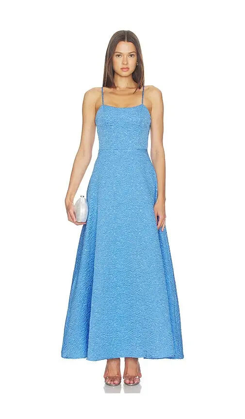 ELLIATT Briallen Textured Gown - Blue