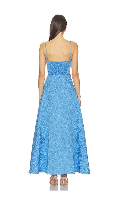 ELLIATT Briallen Textured Gown - Blue