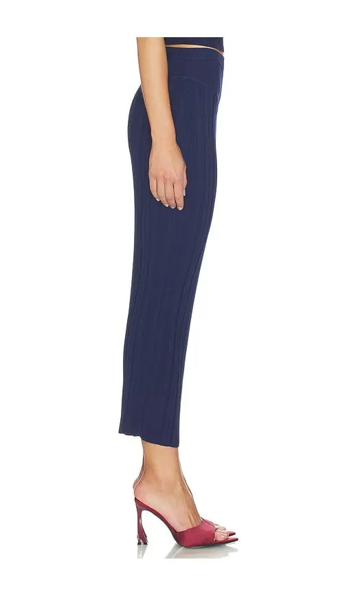 FLEUR DU MAL Three Way Rib Skirt - Navy