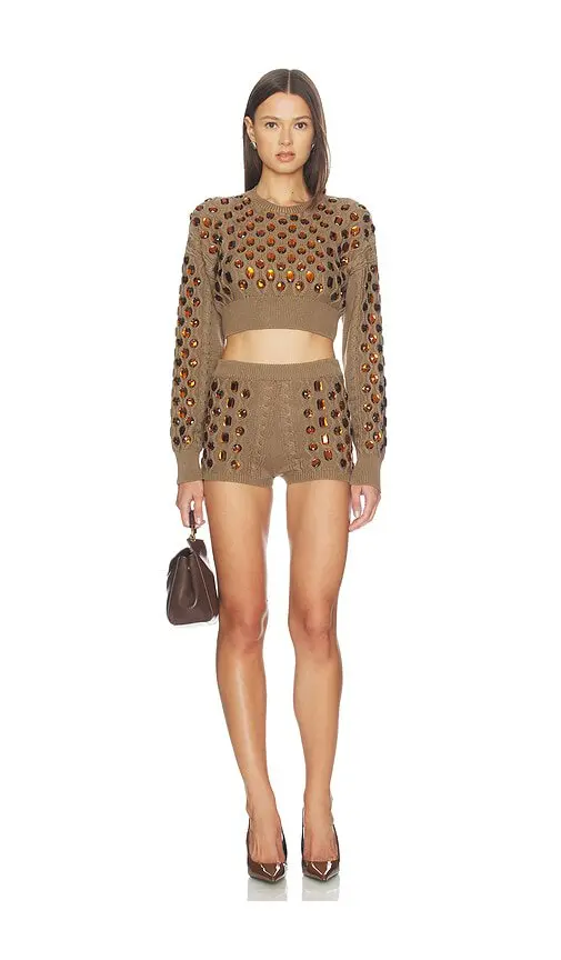 Giuseppe Di Morabito Embellished Knit Sweater