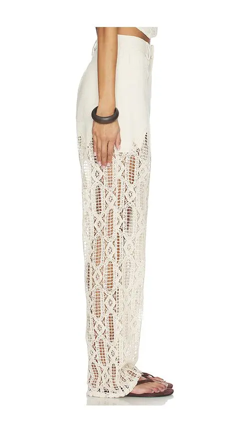 SELMACILEK High Waisted Flare Pant In . Also