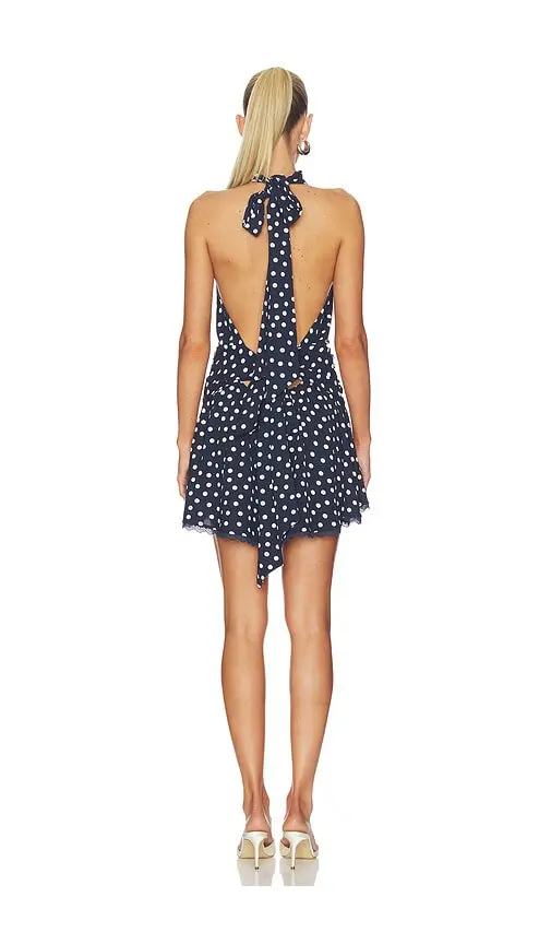 Show Me Your Mumu Brynn Mini Dress Polka Dot