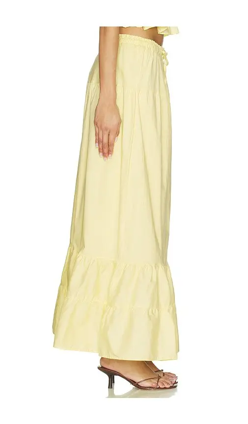 Peixoto Riley Maxi Skirt - Yellow