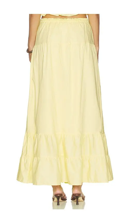 Peixoto Riley Maxi Skirt - Yellow