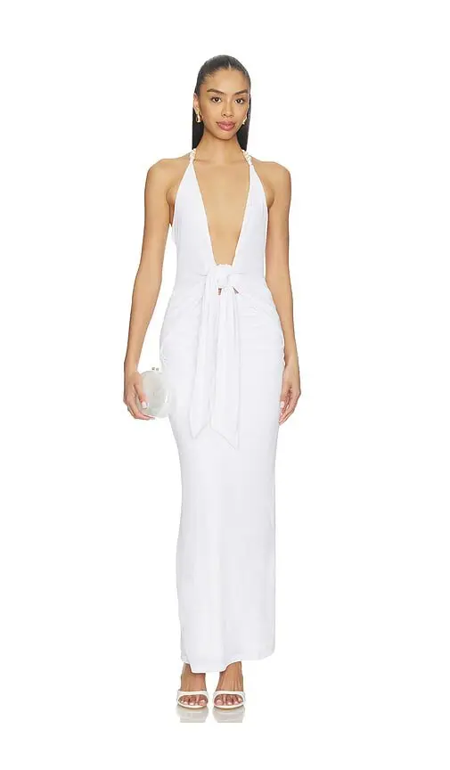 Superdown Nebula Maxi Dress In . Also - White