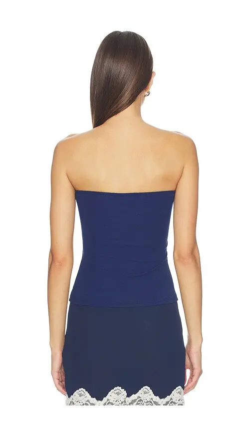 THE LINE BY K Izzy Tube Top - Navy