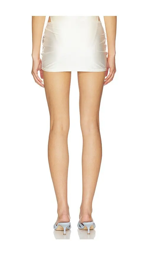MONTCE X Elsa Hosk Micro Skirt - Cream