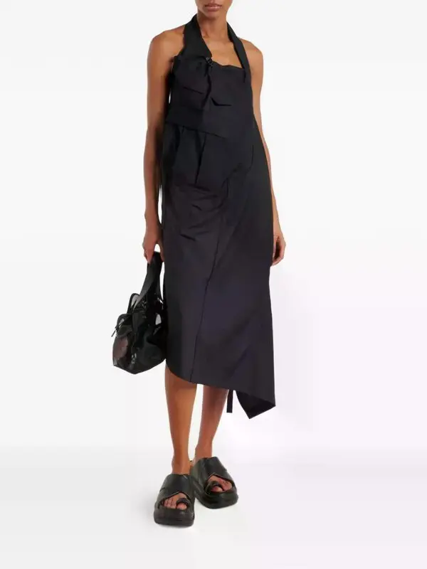 Junya Watanabe Pockets Asymmetric Dress