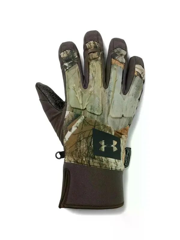 Under Armour Patterned Sports Gloves - Brown