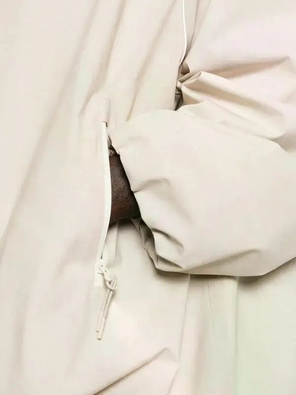 Lacoste Hooded Zip-up Jacket With Piped Trim