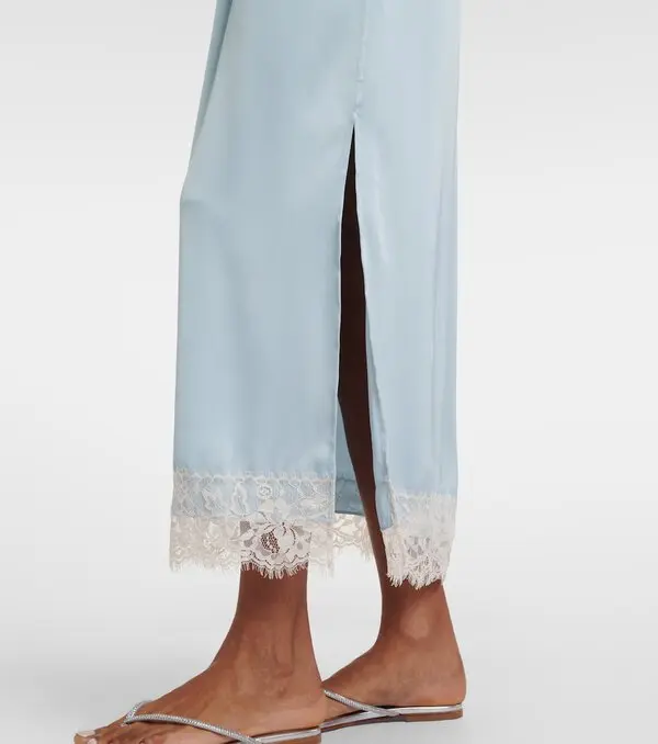 Faithfull The Brand Morris Lace-trimmed Midi Dress