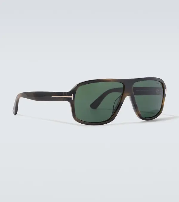 TOM FORD William Flat-top Sunglasses - Brown