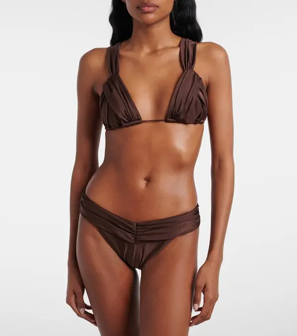 BANANHOT Iris Ruched Bikini Bottoms