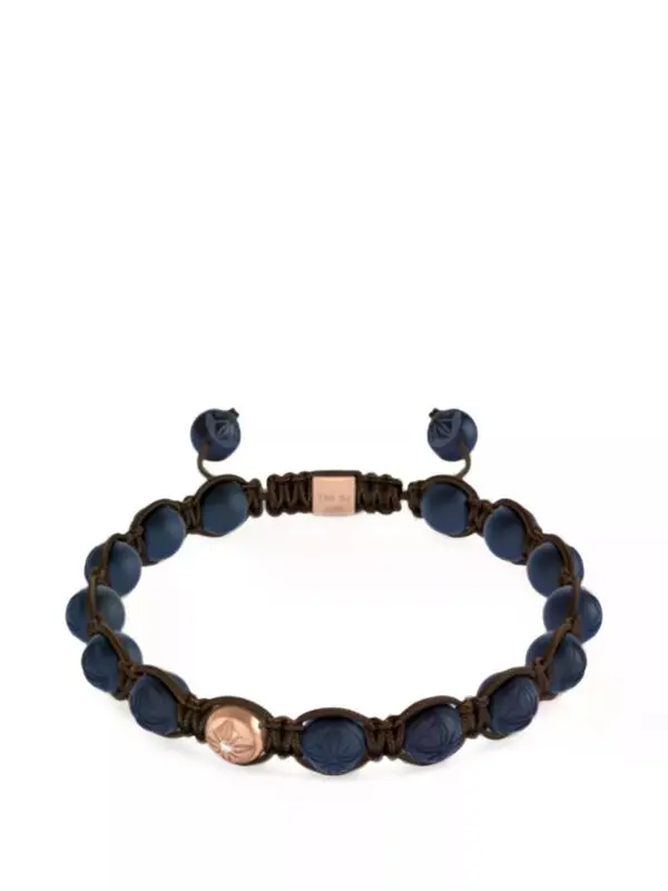 SHAMBALLA JEWELS Braided Diamond Bracelet - Blue