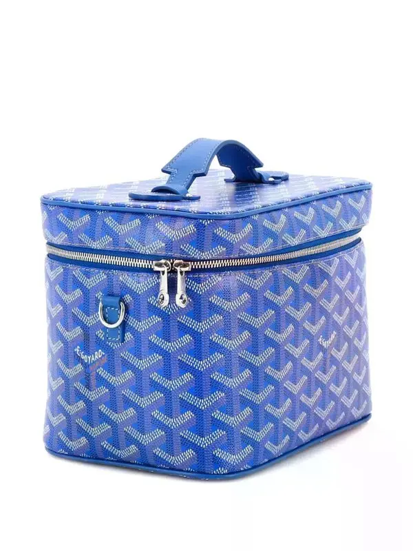 Goyard Muse Vanity Case Coated Canvas Pouch - Blue