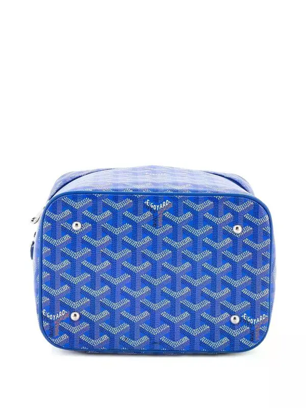 Goyard Muse Vanity Case Coated Canvas Pouch - Blue