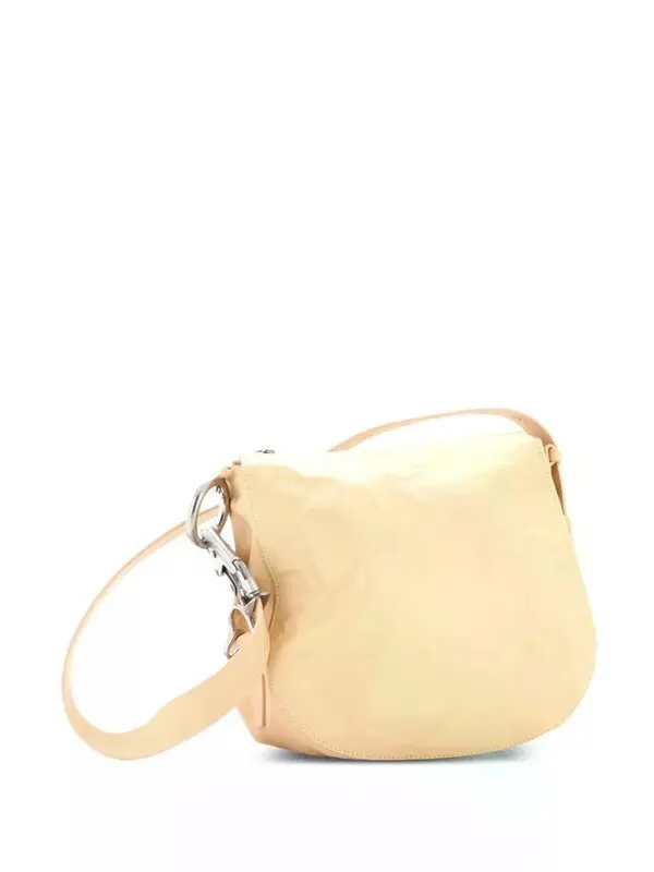 Burberry Knight Leather Small Shoulder Bag - Neutrals