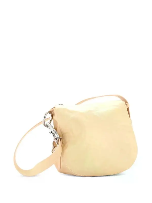 Burberry Knight Leather Small Shoulder Bag - Neutrals