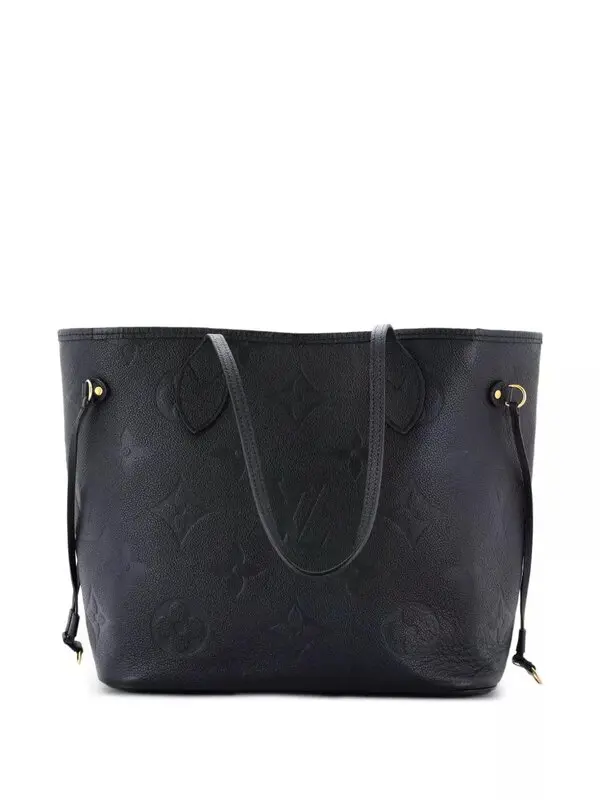 LOUIS VUITTON Neverfull Nm Monogram Empreinte Giant Mm Tote Bag - Black