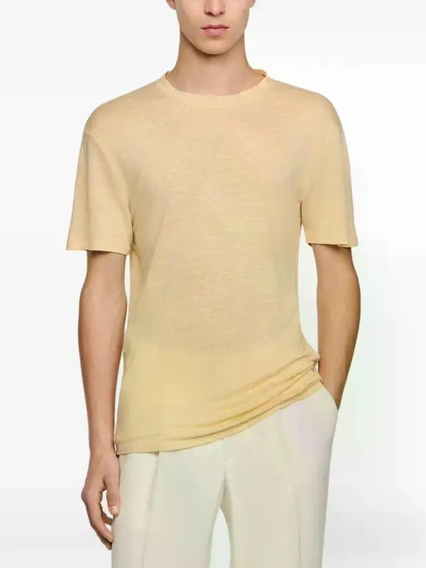 Sandro Linen T-shirt