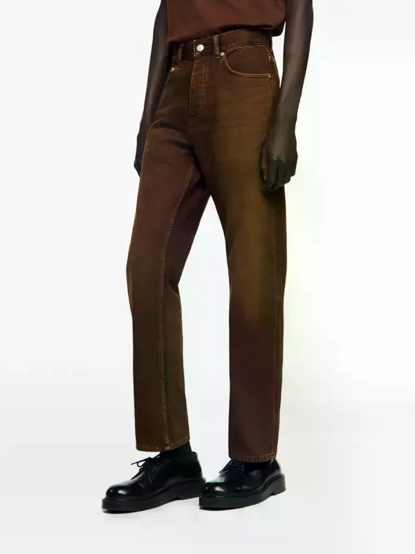 Sandro Regular Washed-effect Cotton Jeans