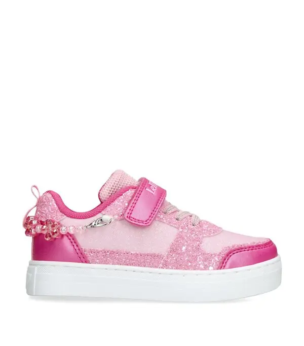 LELLI KELLY Embellished Gioiello Glitter Sneakers - Pink