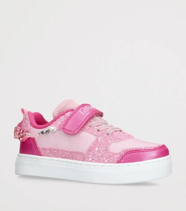 LELLI KELLY Embellished Gioiello Glitter Sneakers - Pink
