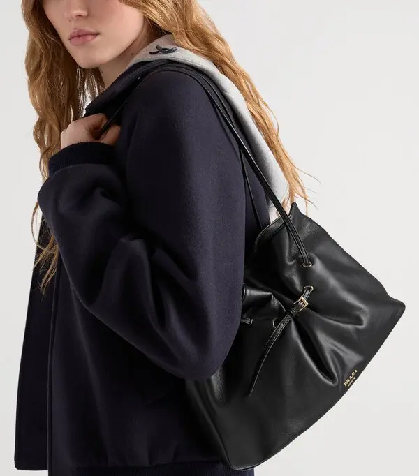 Prada Nappa Leather Shoulder Bag