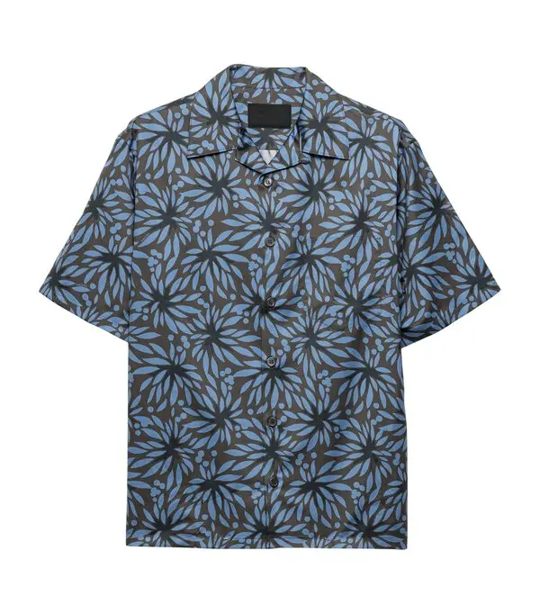 Prada Cotton-silk Bowling Shirt