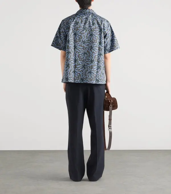 Prada Cotton-silk Bowling Shirt