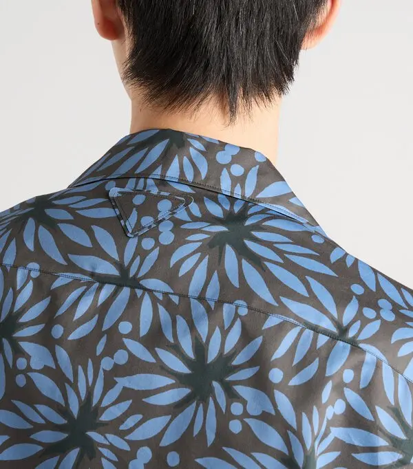 Prada Cotton-silk Bowling Shirt