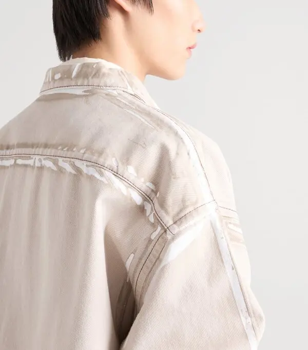 Prada Denim Printed Shirt