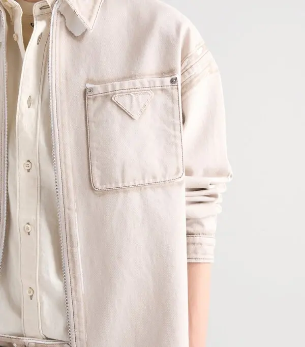 Prada Denim Printed Shirt