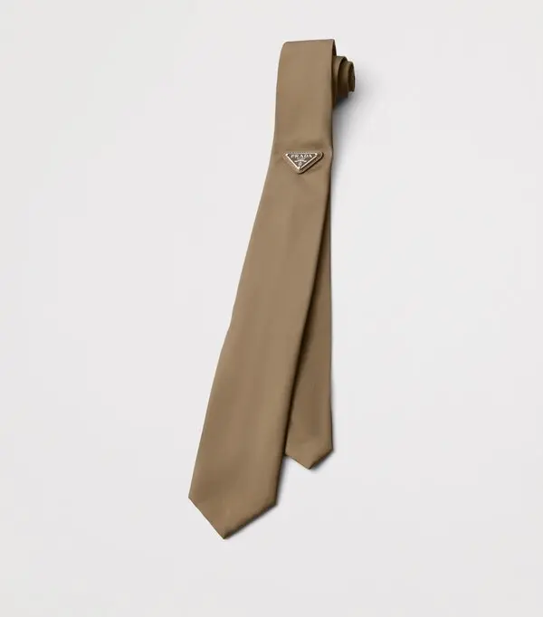Prada Re-nylon Triangle Tie