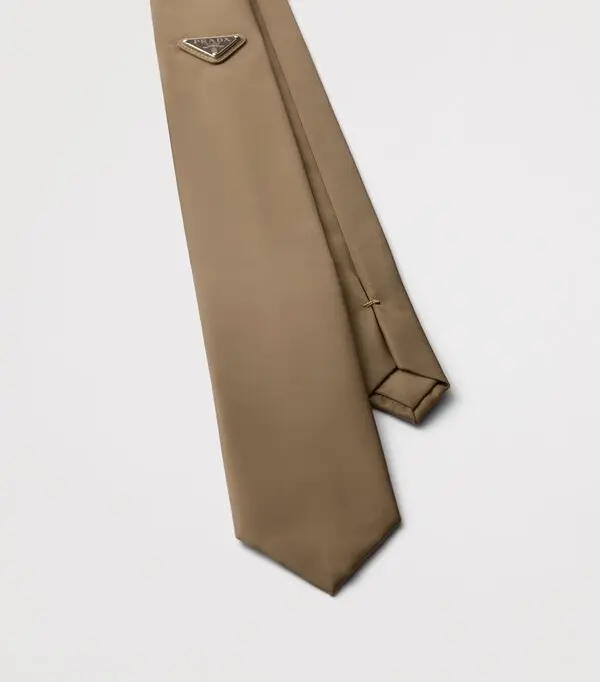 Prada Re-nylon Triangle Tie