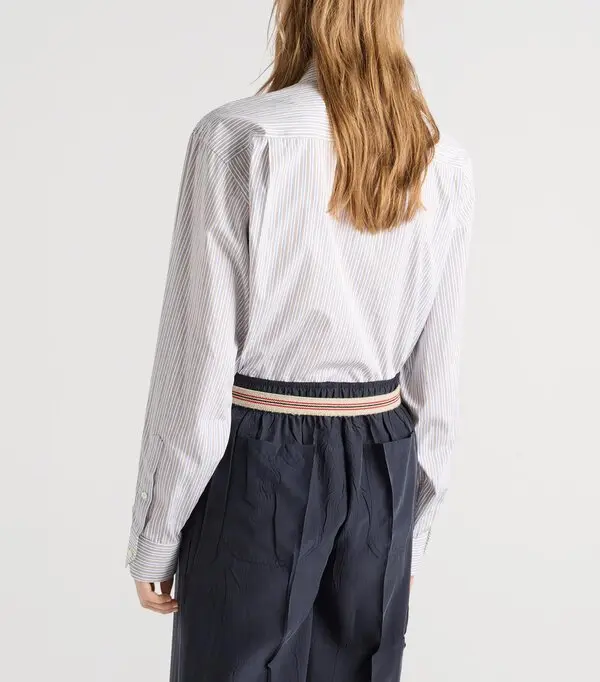 Prada Cotton Poplin Striped Shirt