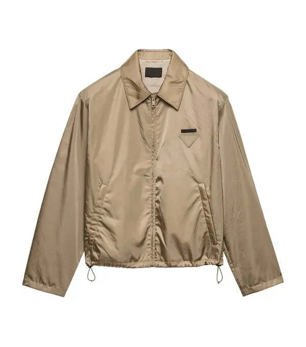 Prada Re-nylon Blouson Jacket - Neutral