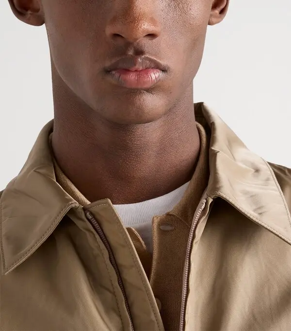 Prada Re-nylon Blouson Jacket - Neutral