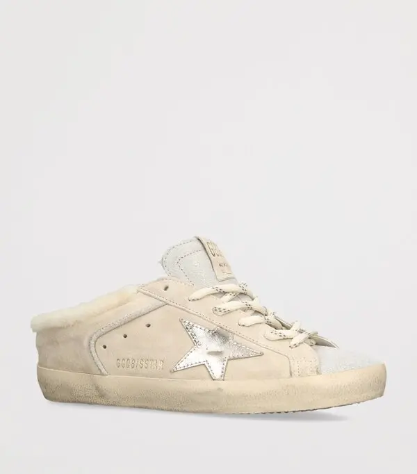 GOLDEN GOOSE Suede Super Star Sabot Sneakers