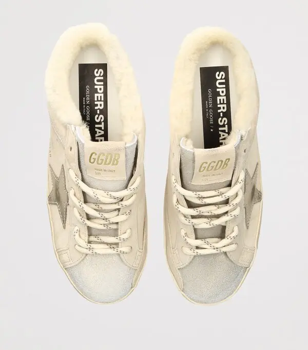 GOLDEN GOOSE Suede Super Star Sabot Sneakers