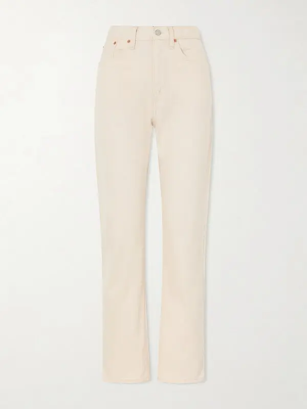 Ralph Lauren Mid-rise Straight-leg Jeans - White