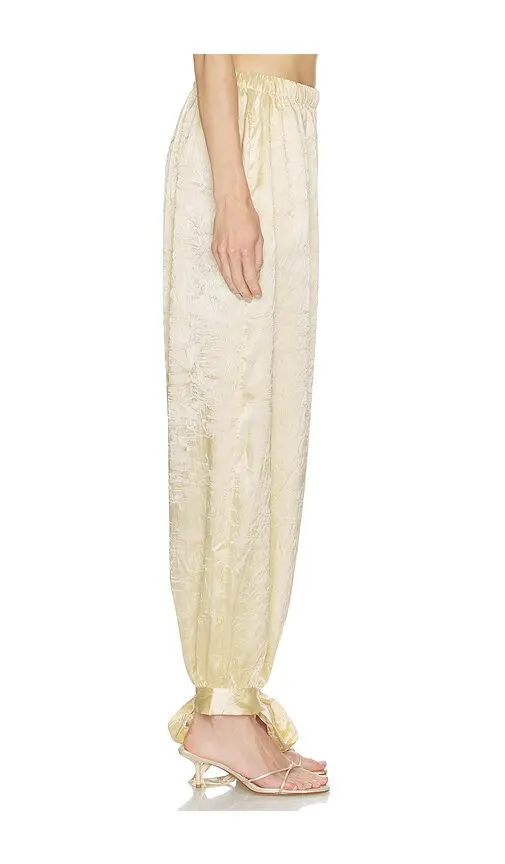 MILKWHITE Pants With Cinch-tie Detail