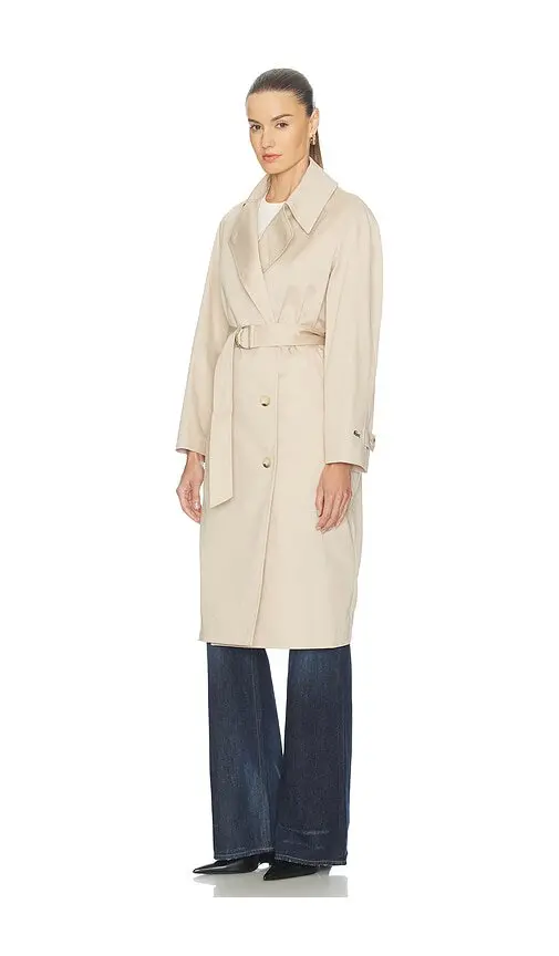 Lacoste Oversized Trench Coat With Belt