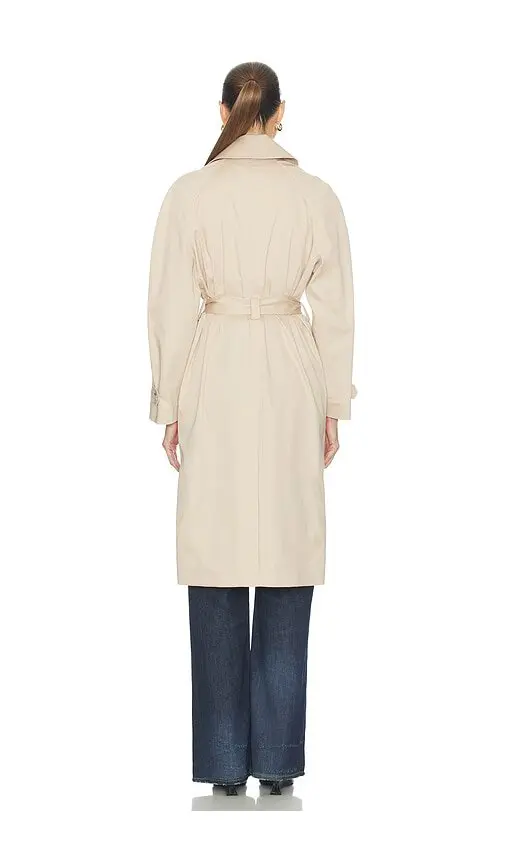 Lacoste Oversized Trench Coat With Belt