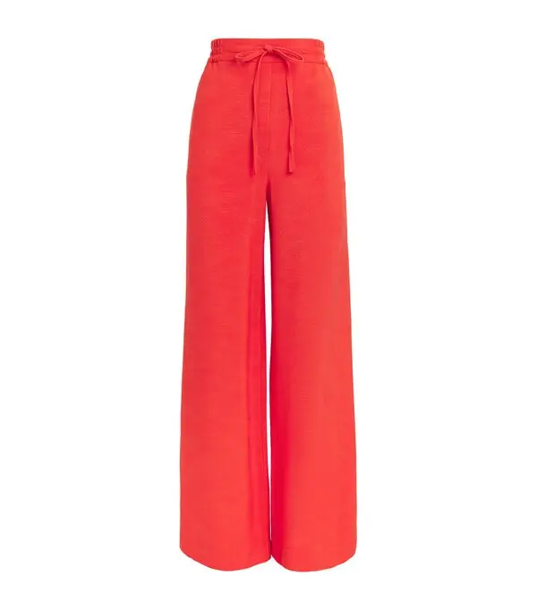 Claudie Pierlot Wide-leg Tailored Trousers - Yellow