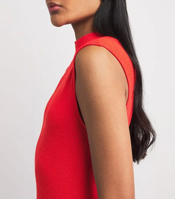 Claudie Pierlot Knitted High-neck Mini Dress