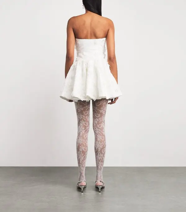 Maje Embellished Floral Mini Dress