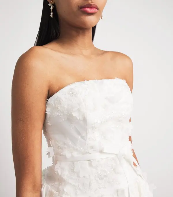 Maje Embellished Floral Mini Dress