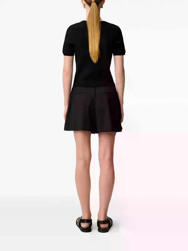 Claudie Pierlot Buttoned Wavy-trim Cardigan
